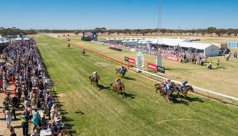 Racing at Manangatang - Outback Magazine : R.M. Williams